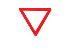 You must give way sign - Dubai Traffic Signs| smashplus