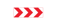 Multiple Chevron Right sign - Dubai Traffic Signs| smashplus