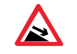 Steep hill downwards sign - Saudi-arabia Traffic Signs| smashplus